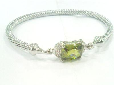 China (B-62)Petite Wheaton Bracelet with Peridot Crysatl Classic Bracelets For Women for sale