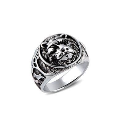 China Sterling Silver Lion Men Thailand Vintage Silver Ring (R6030805) for sale