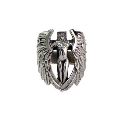 China Thai Sterling Silver Angell Style Men's 925 Silver Ring (R6030806) for sale