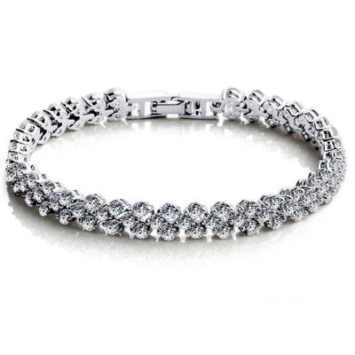 China High Quality Clear Cubic Zirconia Tennis Bracelet for Women Wedding Jewelry (JDS935 ) for sale
