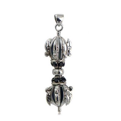 China Men's Jewelry Vintage Old Sterling Silver Amulet Pendant Necklace (N029293W) for sale