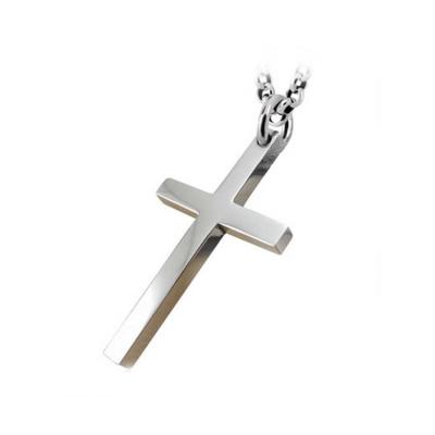 China Sterling Silver Cross Pendant with 925 Silver Chain Necklace(N6030803) for sale