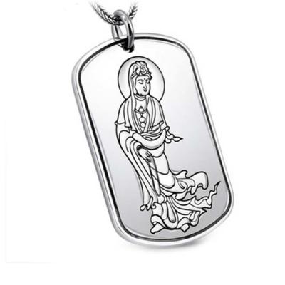 China 925 Silver Wheat Chain with Sterling Silver Dog Tag Engraved Words(N6030805) for sale