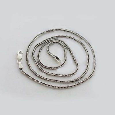 China Sterling Silver Wheat Chain Women's and Men's 925 Silver Necklace(N06030813) for sale