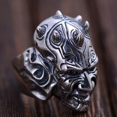 China Fashion Design Chunky Thai 925 Silver Men Ring (XH052064) for sale