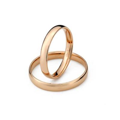 China Hot Sale 18K Rose Gold  Couple Rings For Women Men Gift (GDR004) for sale