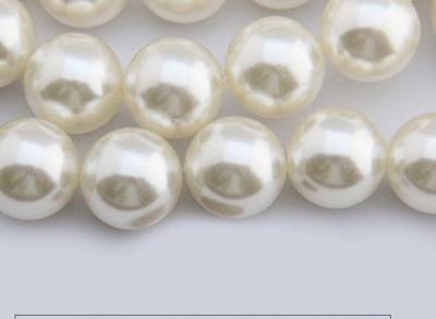China Fashion DIY Beads ABS Plastic 16mm Round  White  Imitation Pearls Beads for sale