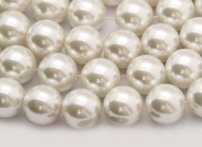 China High Quality DIY Handmade Big Beads ABS Plastic 20mm Round  White  Imitation Pearls Beads for sale
