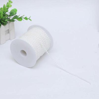China High Quality DIY Handmade ABS White Color Plastic Pearls Link MOT Beads for sale
