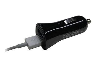 Cina Blackberry/adattatore del caricatore dell'automobile doppia porta 24W USB di Nokia Univeral in vendita