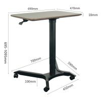 China Adjustable Height Standing Table Luxury Coffee Table with Pneumatic Height Adjustment for sale