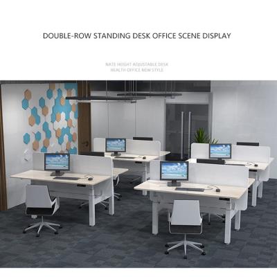 China 80 kg capaciteit Moderne witte telescopische metalen koffie tafel met hefmechanisme Te koop