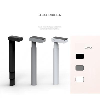 China 80 kg capaciteit Moderne witte telescopische metalen koffie tafel met hefmechanisme Te koop