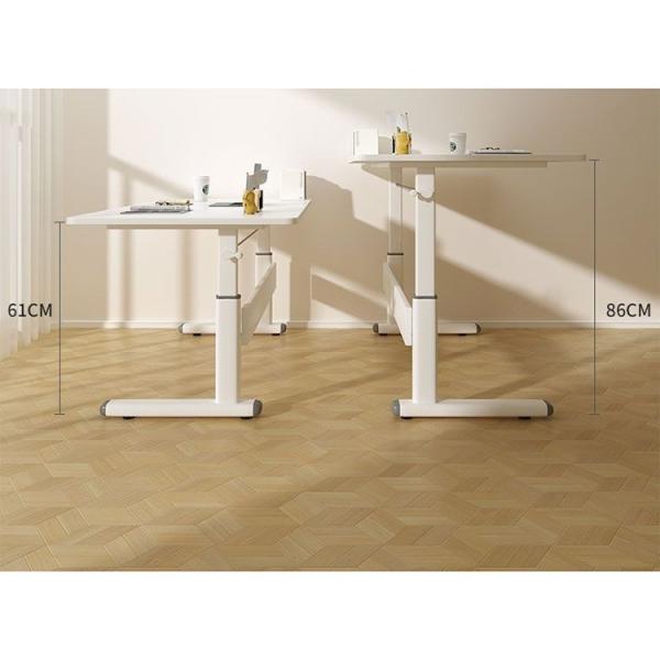 Quality Height Adjustable Coffee Table with Storage White Wooden Manual Computer Gaming for sale