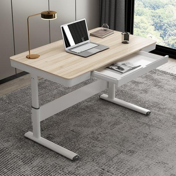 Quality Multifunctional Lift Top Coffee Table with Storage and White Buff Wooden Grain for sale