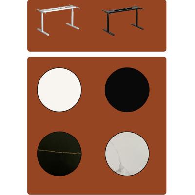 China Moderne ontwerp aangepast staande bureau met dubbele motor voor studie SPCC staal/ijzeren frame materiaal Te koop