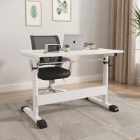 China Manual Height Adjustment Office Computer Working Table for DIY Modern Computer Desk for sale