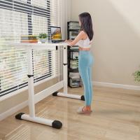 China Manual Height Adjustment Office Computer Working Table for DIY Modern Computer Desk for sale