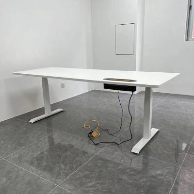 China Elektrische Multifunktions-Zwei-Motor-Haus-Tisch Moderne nordische Schreibtisch für Kinder zu verkaufen