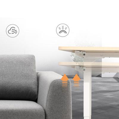 China Mesa de escritorio para estudiantes eléctricos con doble motor y altura ajustable para niños en venta