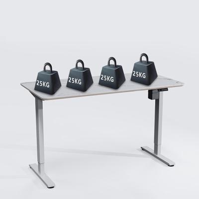 China Ergonomischer Büro-Schreibtisch mit Multifunktionsanpassung mit 2 Stufenhebe zu verkaufen
