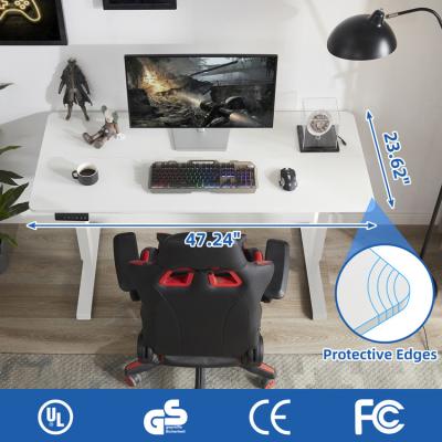 China Escritorio de pie eléctrico con motor único personalizado Compacto y versátil en venta