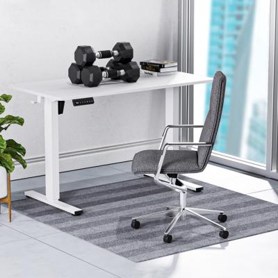 China Luxe Design Home Staande Tafel met Metalen Frame en Elektrische Hoogte Aanpassing Te koop