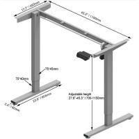 China Electric Sit Stand Study Table for Kid Memory Setting and Adjustable Height Included for sale