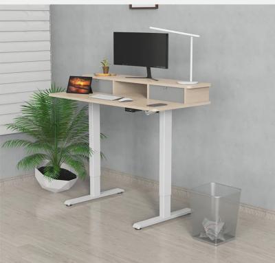 China Negro/Branco/Cadro Cinzento Cor Elétrica Forma L Mesa de Posição Sem barulho e Prática à venda