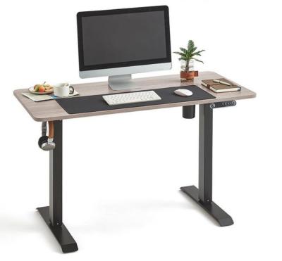 China 100 V/Hz Mesa de computador de escritório elétrica ajustável em altura com função anti-colisão à venda