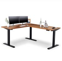 China Multifunctional Small Office Coffee Standing Table with Adjustable Wood Panel L Shape for sale