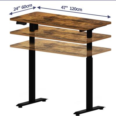 Cina 25 mm/s Velocità Electric Sit Standing Table per l'apprendimento Mobili da ufficio Disegno personalizzato in vendita