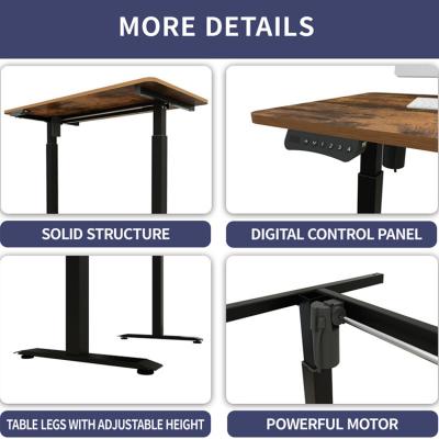 Cina 25 mm/s Velocità Electric Sit Standing Table per l'apprendimento Mobili da ufficio Disegno personalizzato in vendita