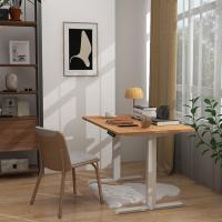 China 710mm Height Adjustable Coffee Table with Brown Wood Grain and Electric Function for sale