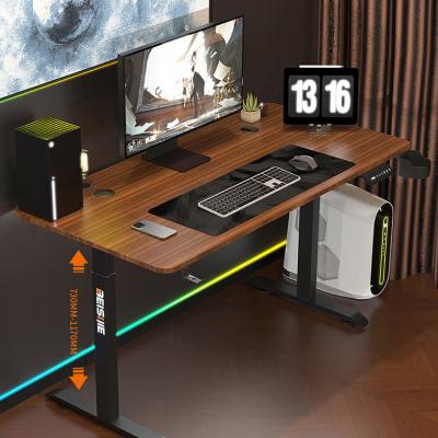 Cina Tavolo da studio per bambini Tavolo da studio in legno bianco regolabile in altezza con stile e pannello in legno personalizzati in vendita