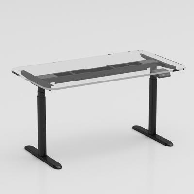 China 100 V/Hz Dual Motor Hoogte Verstelbare Schrijftafel Luxe Mid Century Moderne Schrijftafel voor thuis Te koop