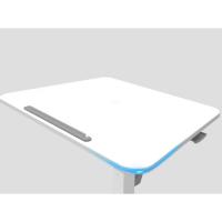 China 680 mm Height Adjustable Wooden Workbench Pneumatic Stand Table for Office Computer for sale