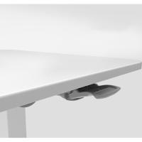 China 680 mm Height Adjustable Wooden Workbench Pneumatic Stand Table for Office Computer for sale
