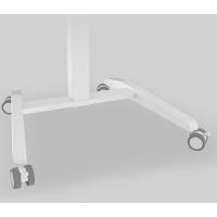 China 680 mm Height Adjustable Wooden Workbench Pneumatic Stand Table for Office Computer for sale