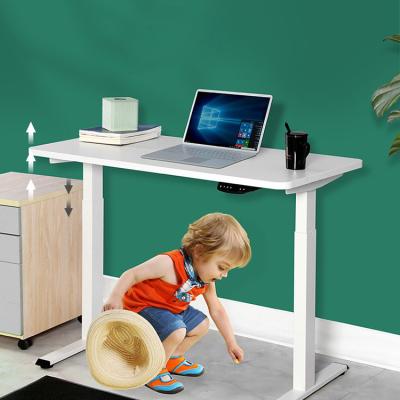 China Moderno Design Dual Motor Stand Mesa de Trabalho de Mesa para Home Office Computador Altura ajustável à venda