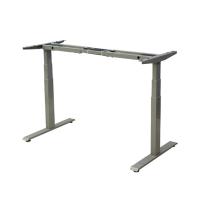 China Custom Mechanical Sit Standing Desk with Up/Down Operation Panel and Memory Setting for sale