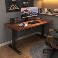 China Custom Design Tea Caffe Table Height Adjustable Electric Desk Double Motor for School for sale
