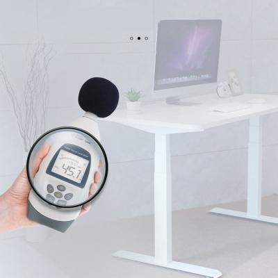 中国 カスタムデザイン お茶 カフェ テーブル 高さ 校用 電動 デスク ダブル モーター 販売のため