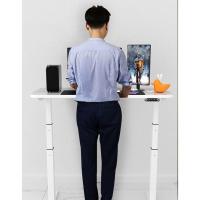 China Home Office Workstation Computer Double Motor Sit Stand Table with Intelligent Column for sale