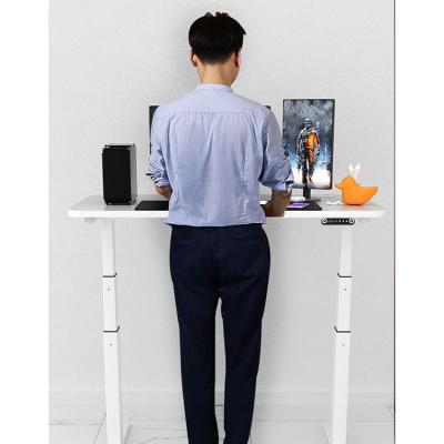 中国 ホーム オフィス ワークステーション コンピュータ 双モーター 座席 スタンド テーブル インテリジェント コラム 販売のため