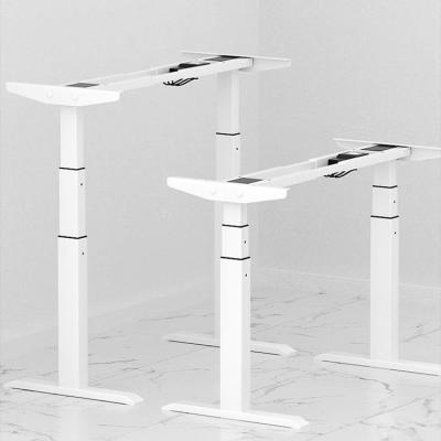 China Office Dual Motor Electric Sit Stand Desk met verstelbare tafelhoogte Te koop
