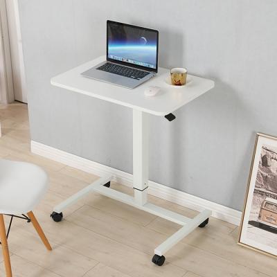 Cina Piccolo ufficio Pneumatico Standup Custom Desk con Tavolo in Legno Bianco Multifunzionale in vendita