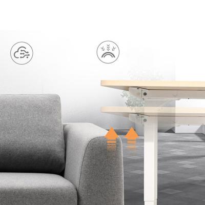 China Tabela de estudo de altura elétrica ajustável para escritório em casa Biblioteca de design de sala de reuniões Mesa de leitura à venda