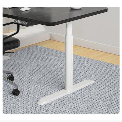 China Dual Motor Sit Stand Computertafel met 80 kg Gewichtscapaciteit in wit houten graan Te koop