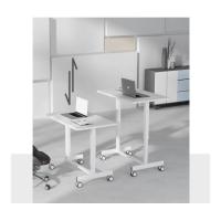 China White Office Bedside Lifting Coffee Table with Wheels Height Adjustable and Versatile for sale